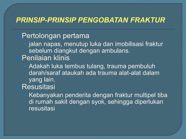 Traksi Dalam Orthopaedi Dr Yuda Umm | PPTX