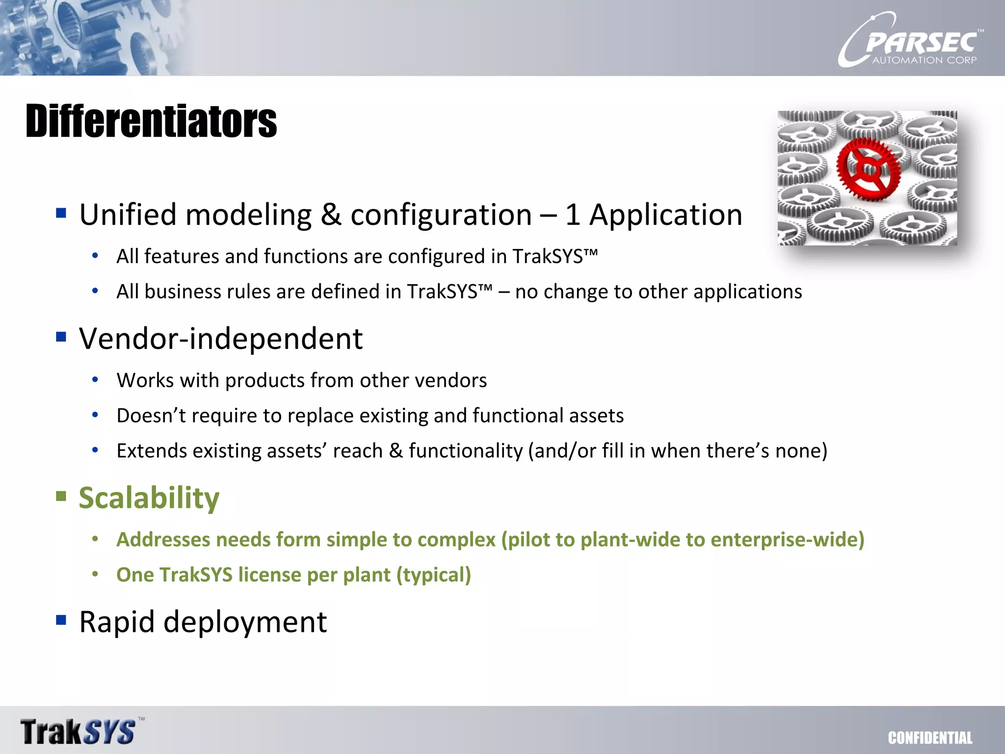 Trak Sys Presentation Mfg | PDF