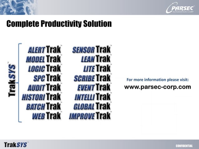 Trak Sys Presentation Mfg | PPT