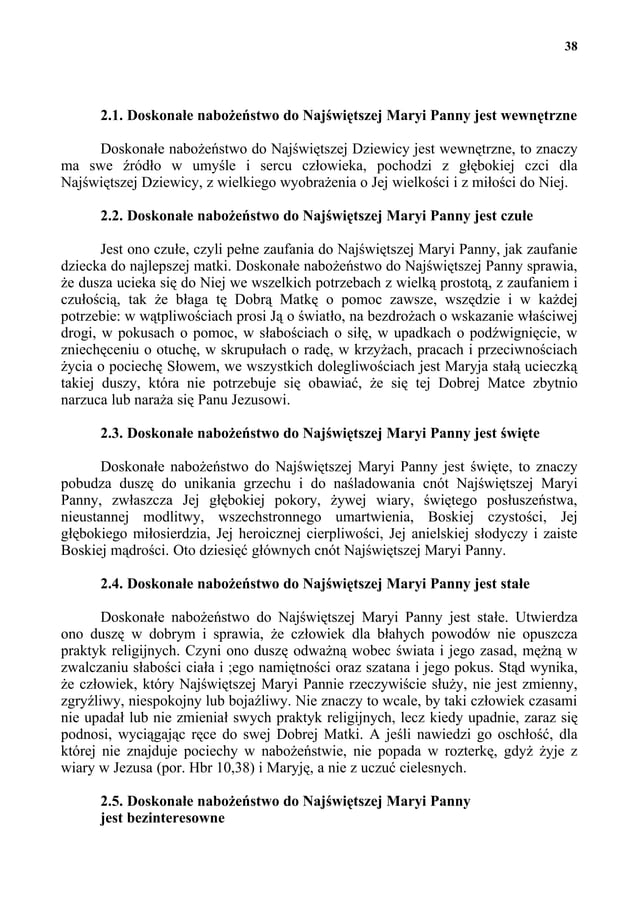 Traktat o nabożeństwie do NMP | DOC | Christianity | Religion ...