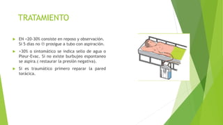 Traumatismo de tórax | PPT