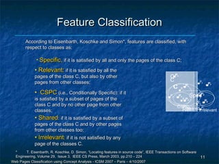 Web Pages Classification using Concept Analysis | PPT | Web Development | Internet