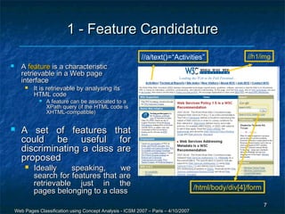 Web Pages Classification using Concept Analysis | PPT