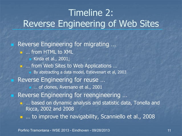 Reverse Engineering Techniques: from Web Applications to Rich Internet ...