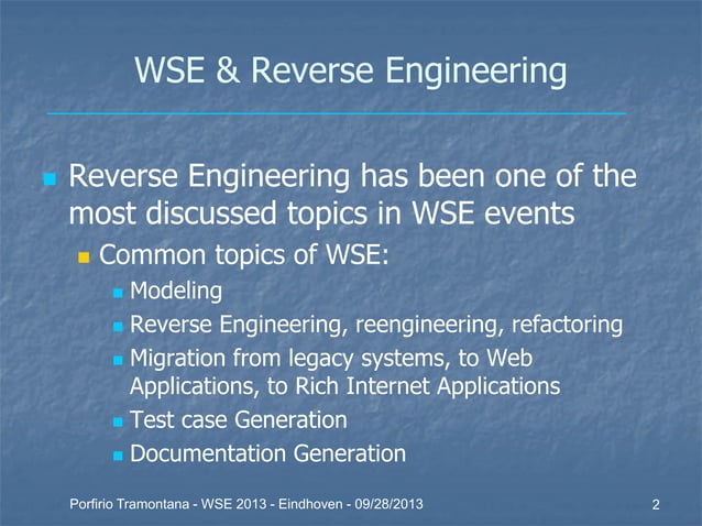 Reverse Engineering Techniques: from Web Applications to Rich Internet ...