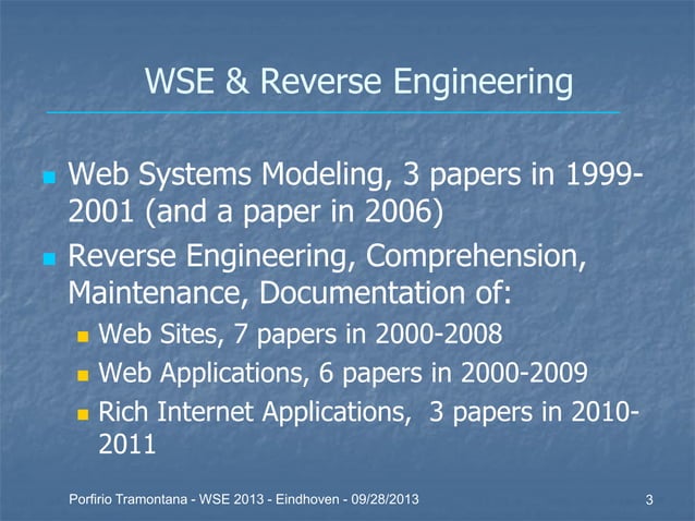 Reverse Engineering Techniques: from Web Applications to Rich Internet ...