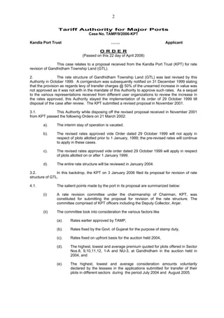 Tramp 2008 kpt order | PDF