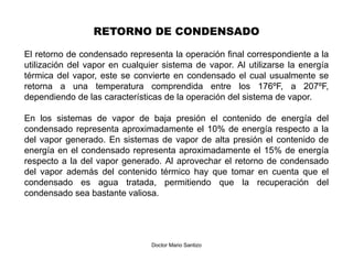 Trampas de vapor y retorno de condensados | PDF