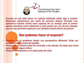 Trampas psicologicas | PPTX