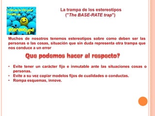 Trampas psicologicas | PPTX