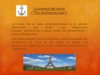 Trampas psicologicas | PPTX