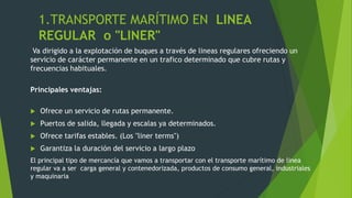 Tramp vs liner | PPTX