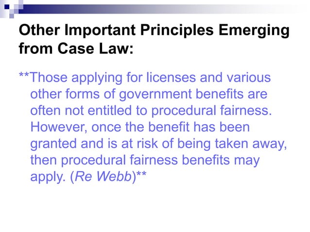 PresentationAdministrativeLawprocedural fairness.ppt