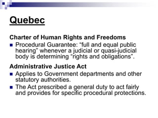 PresentationAdministrativeLawprocedural fairness.ppt