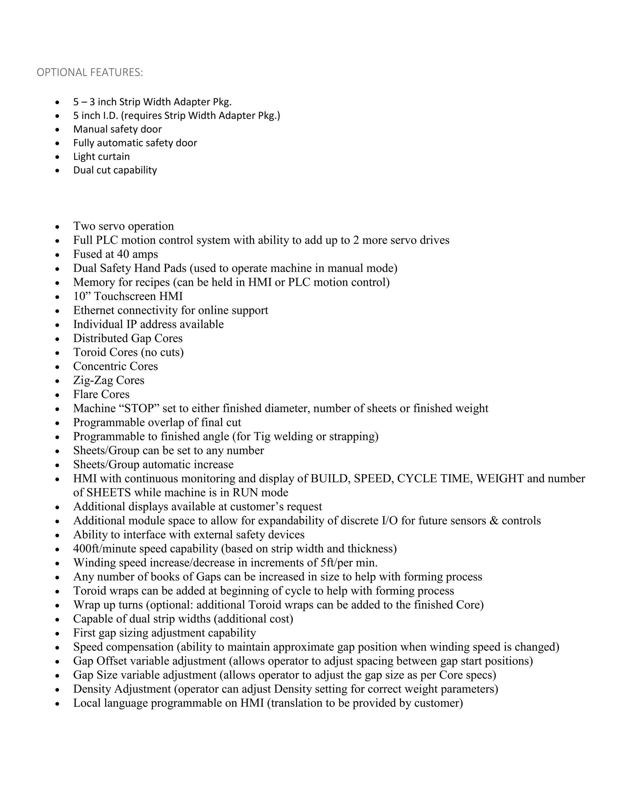 Tranco model sd 1036 core winding machine | PDF