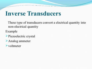 Tranduction principle and measurements | PPT