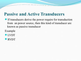 Tranduction principle and measurements | PPT