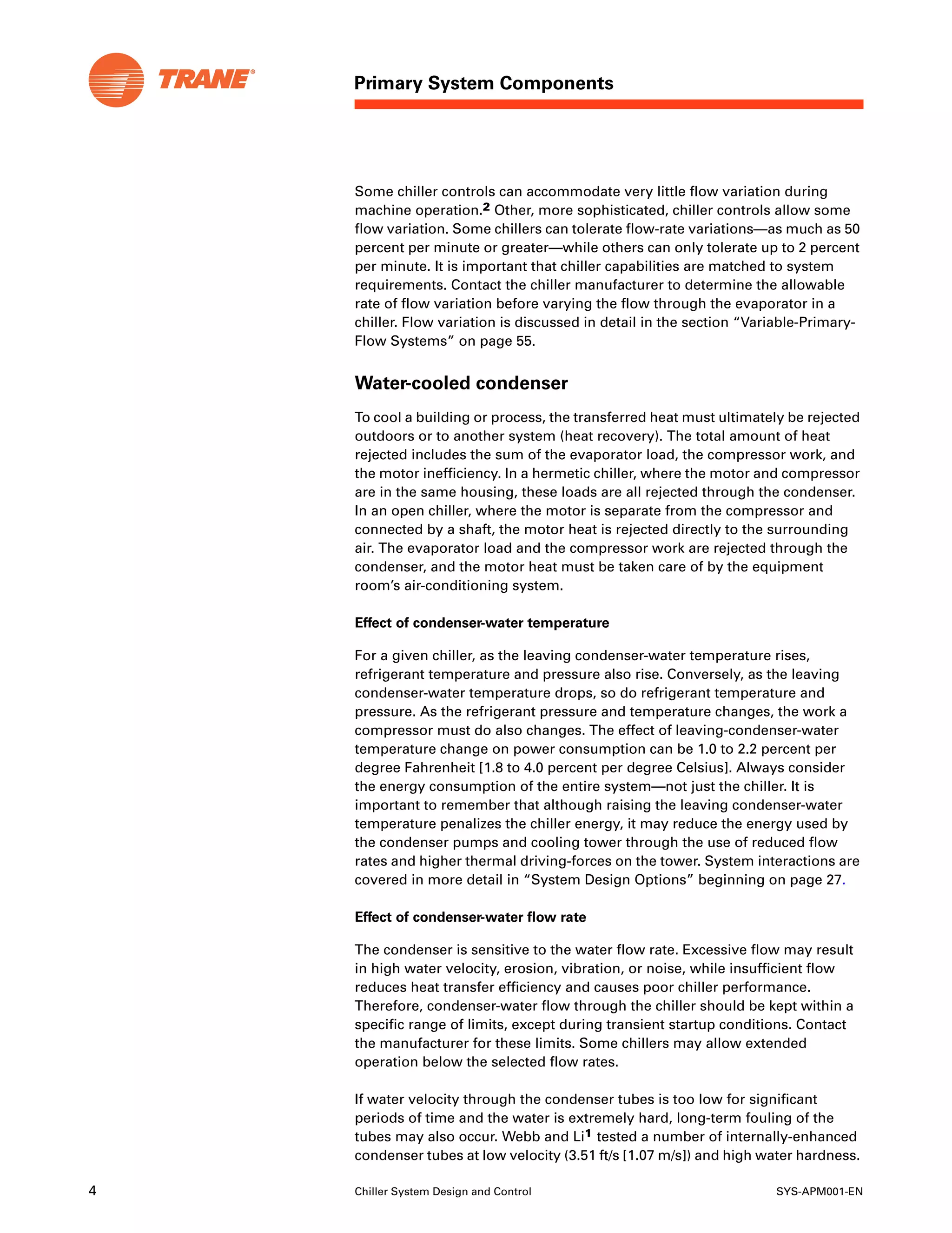 Trane design chiller.pdf