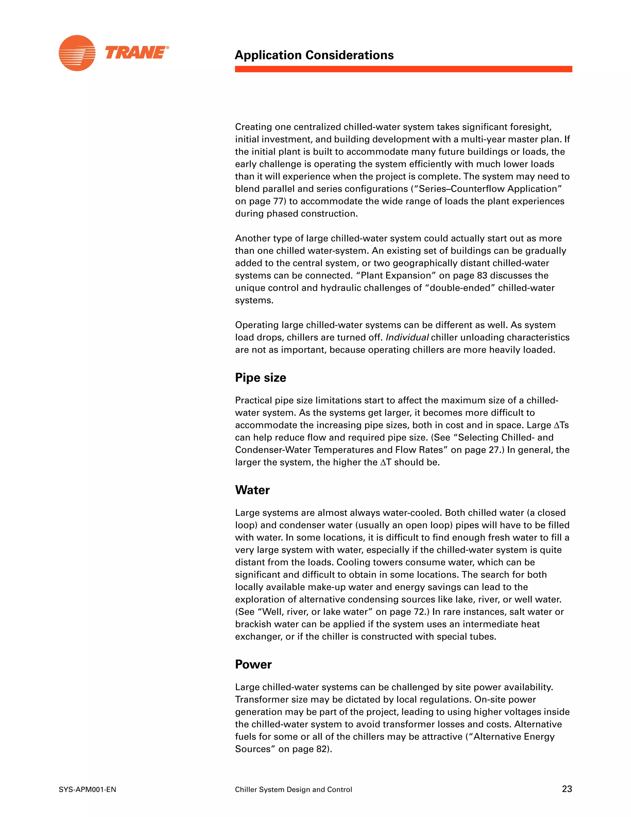 Trane design chiller.pdf