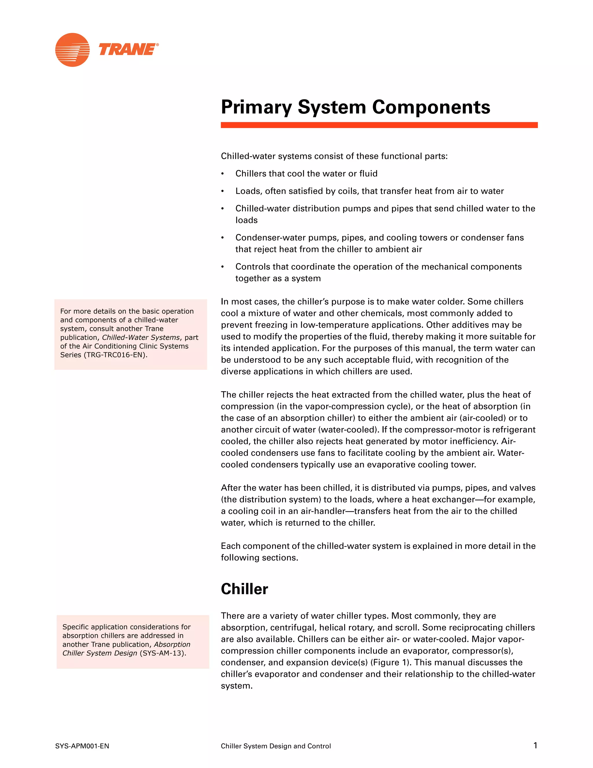 Trane design chiller.pdf