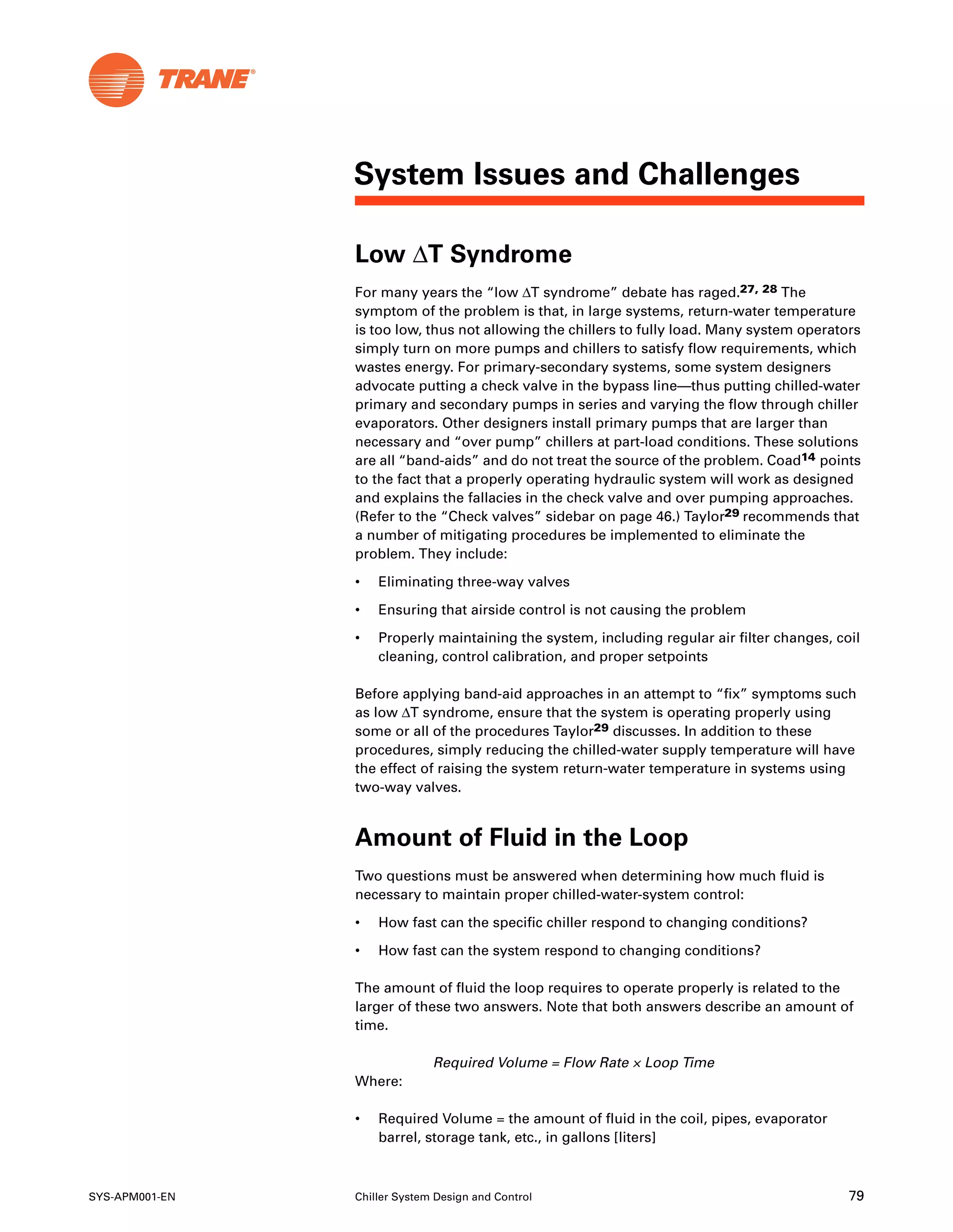 Trane design chiller.pdf