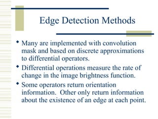 Edge detection techniques in image processing | PPT
