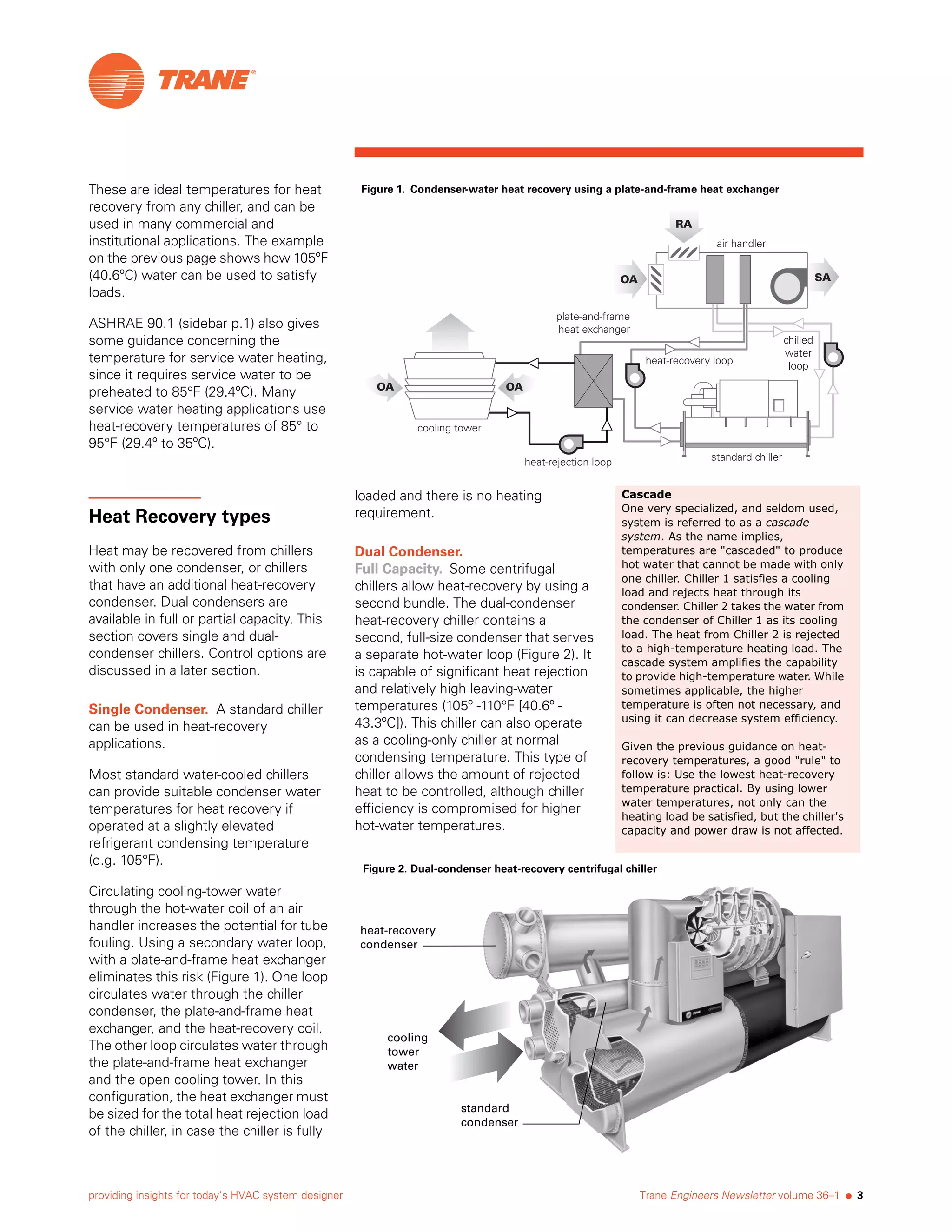 Trane eng newsletter heat recovery | PDF