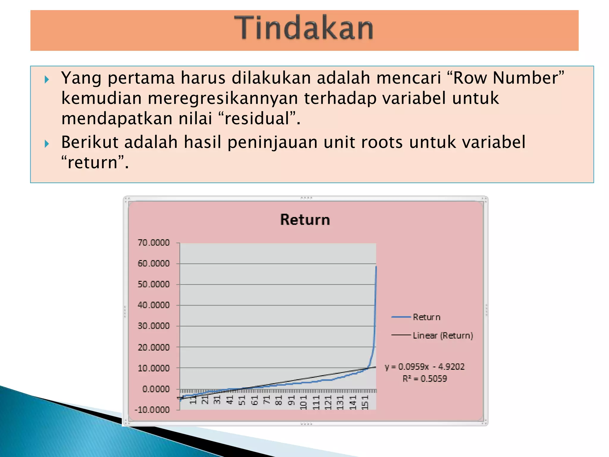 Tranformasi untuk data tidak normal | PPTX