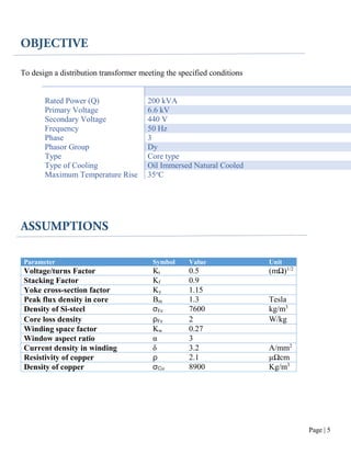 Tranformer Design | PDF