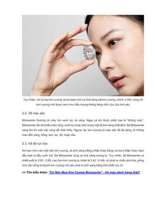 Trang Sức Kim Cương Moissanite | PDF