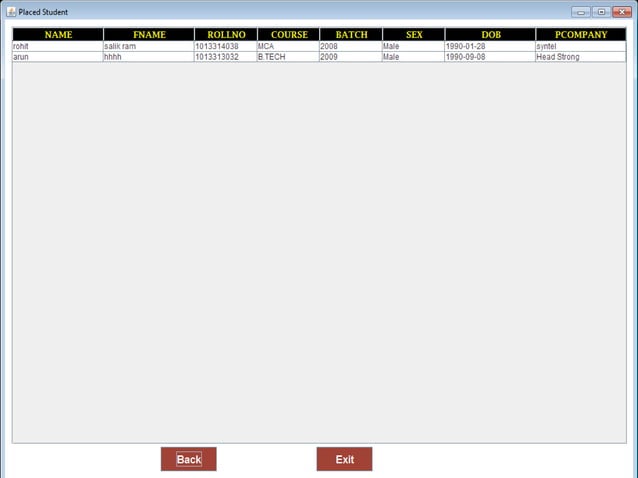 Traning and placement management system | PPT
