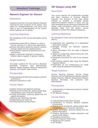 TEKLABZ Ericsson Network Engineer Training course catalog | PDF