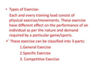 Traning load | PPTX