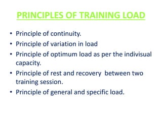 Traning load | PPTX