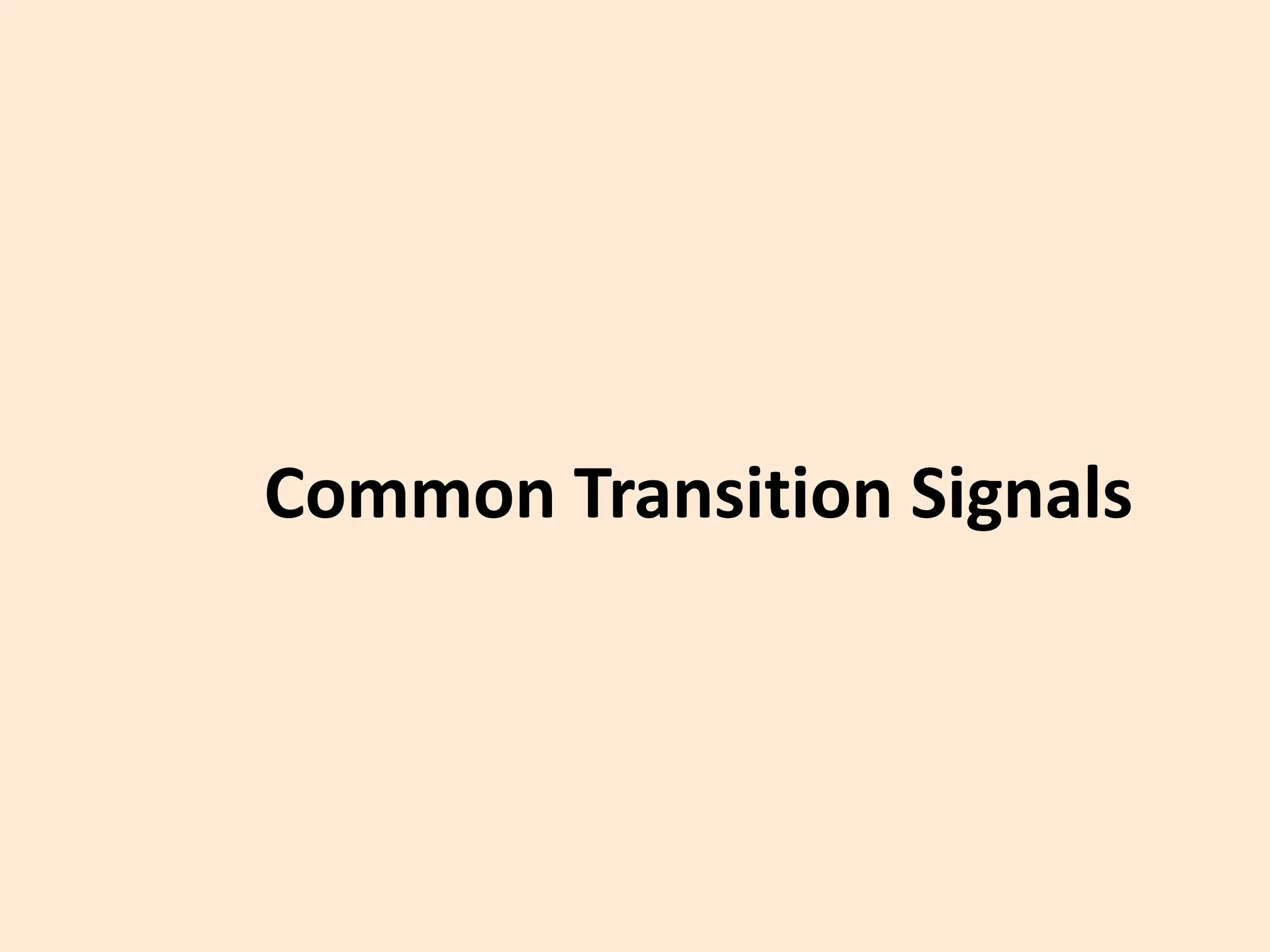 Tranistions -Signal Words.ppt
