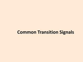 Tranistions -Signal Words.ppt