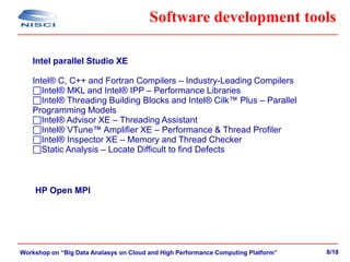 Tran Minh: big data platform in high performance computing at NISCI | PPT