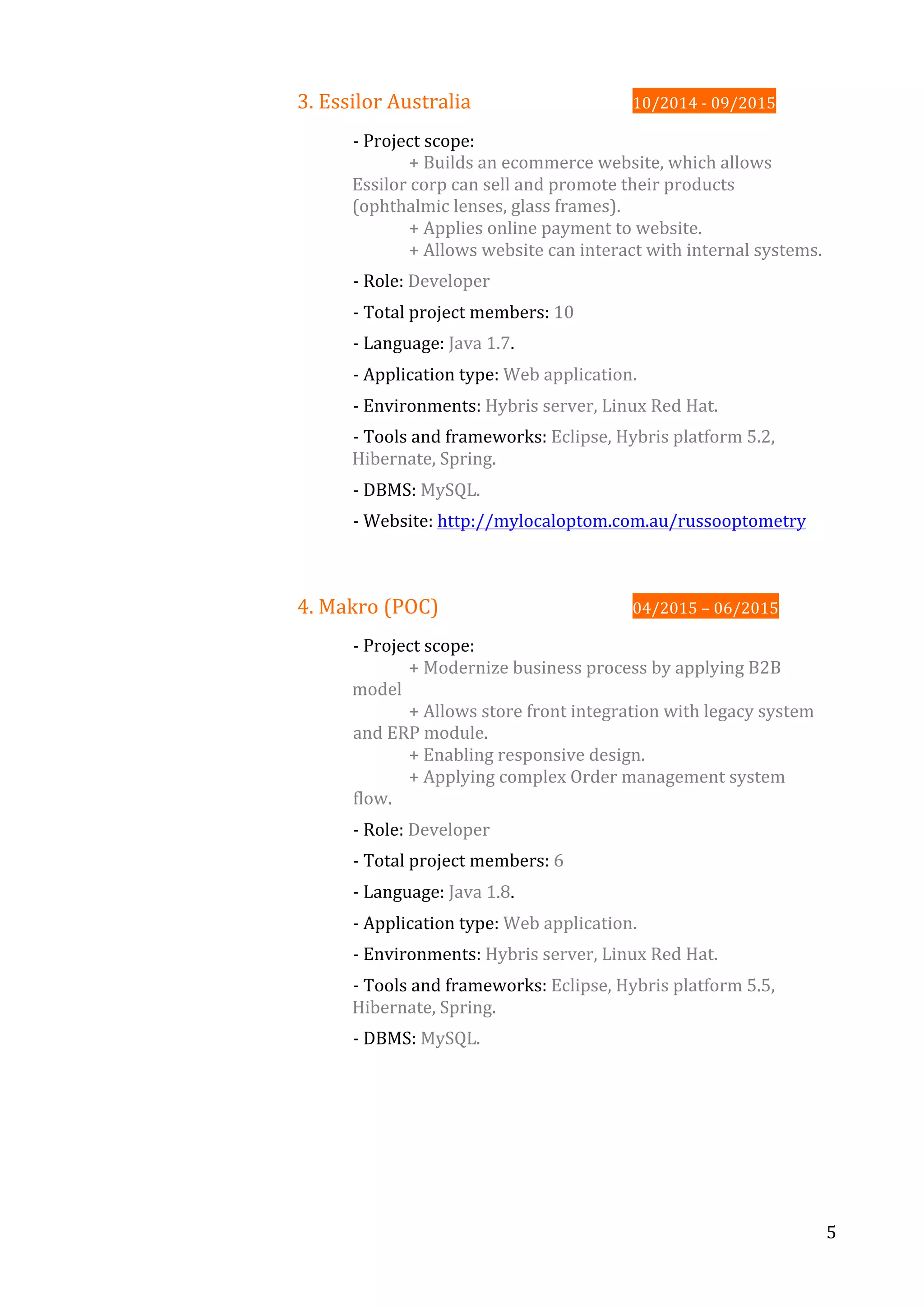 Tran Minh Duc - Certified Hybris Dev | PDF