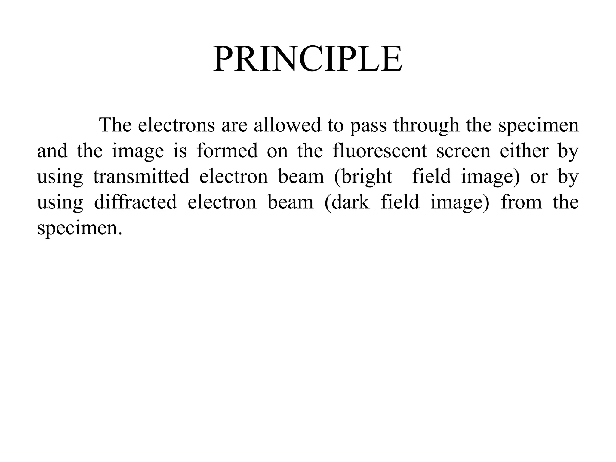 Transmission electron microscope | PPTX