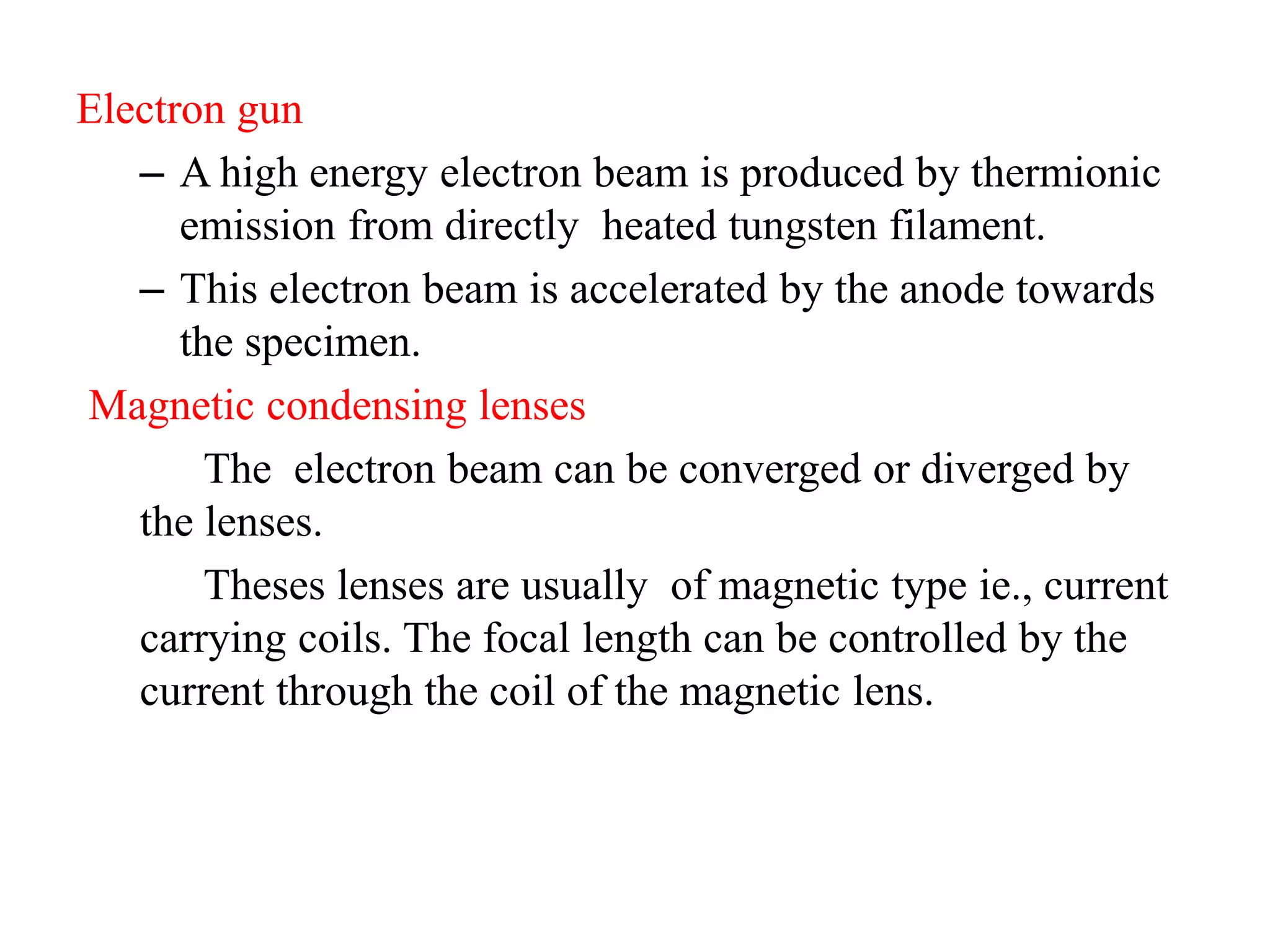 Transmission electron microscope | PPTX
