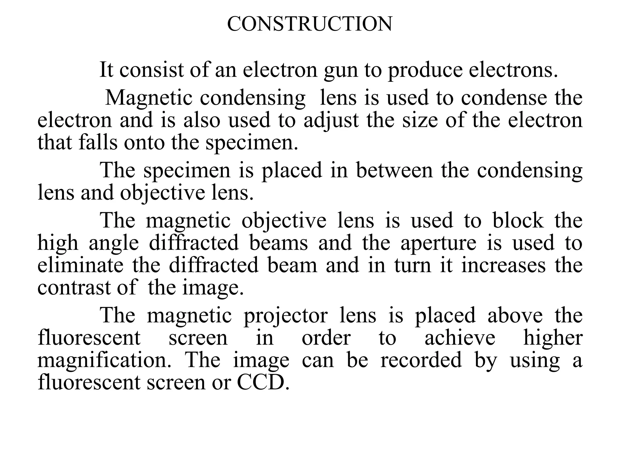Transmission electron microscope | PPTX