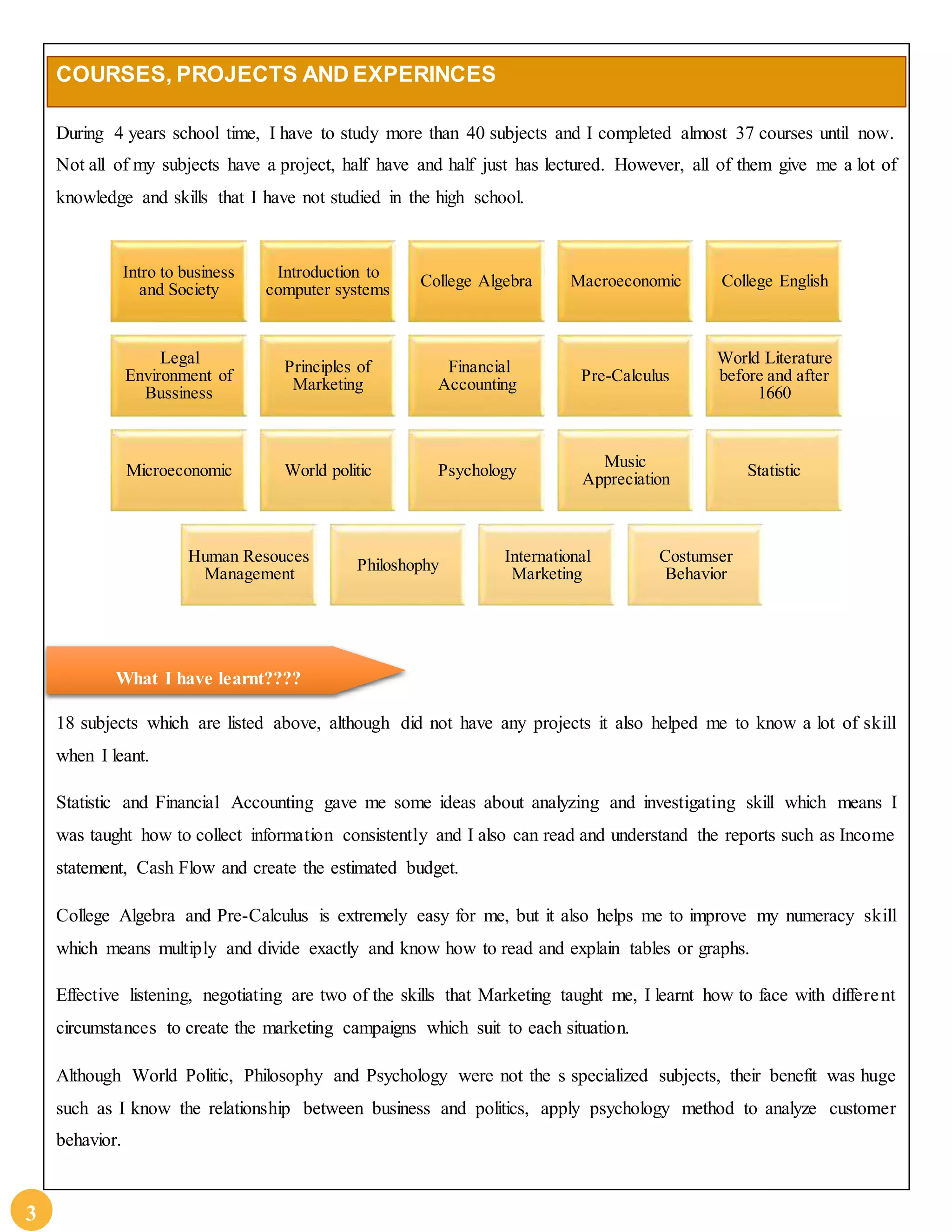 Tran Ngoc Quynh ( Ruby Tran) Portfolio | PDF