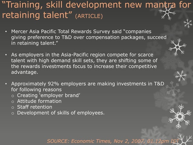 Tranning & development | PPTX