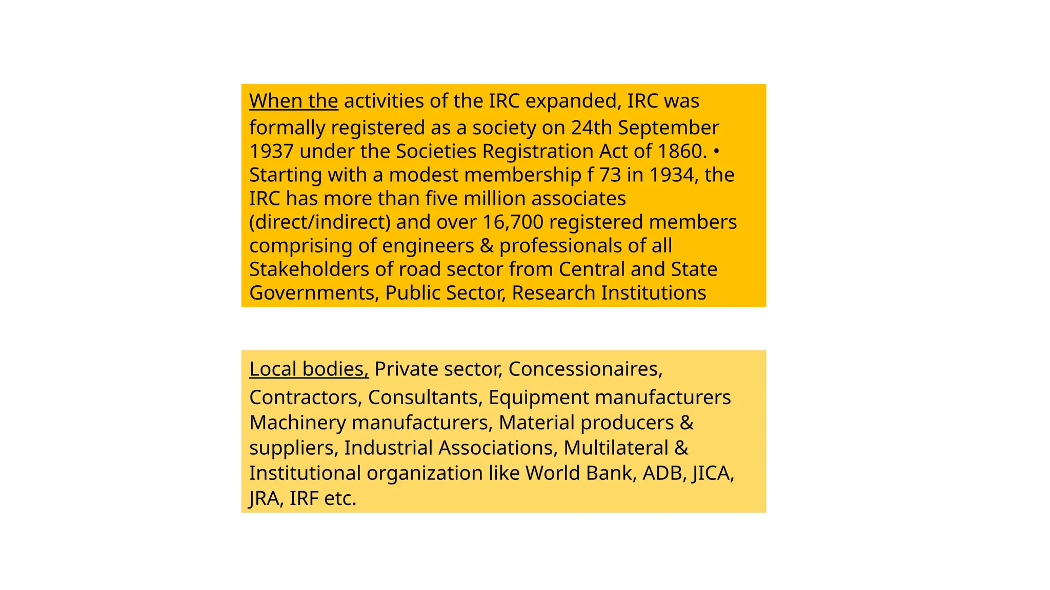 A ppt on Indian RoadCongress (Tranportation Engineering-I).pptx