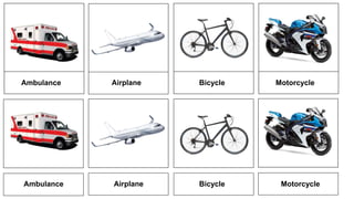 tranportation and space montessori 3 part cards.pptx