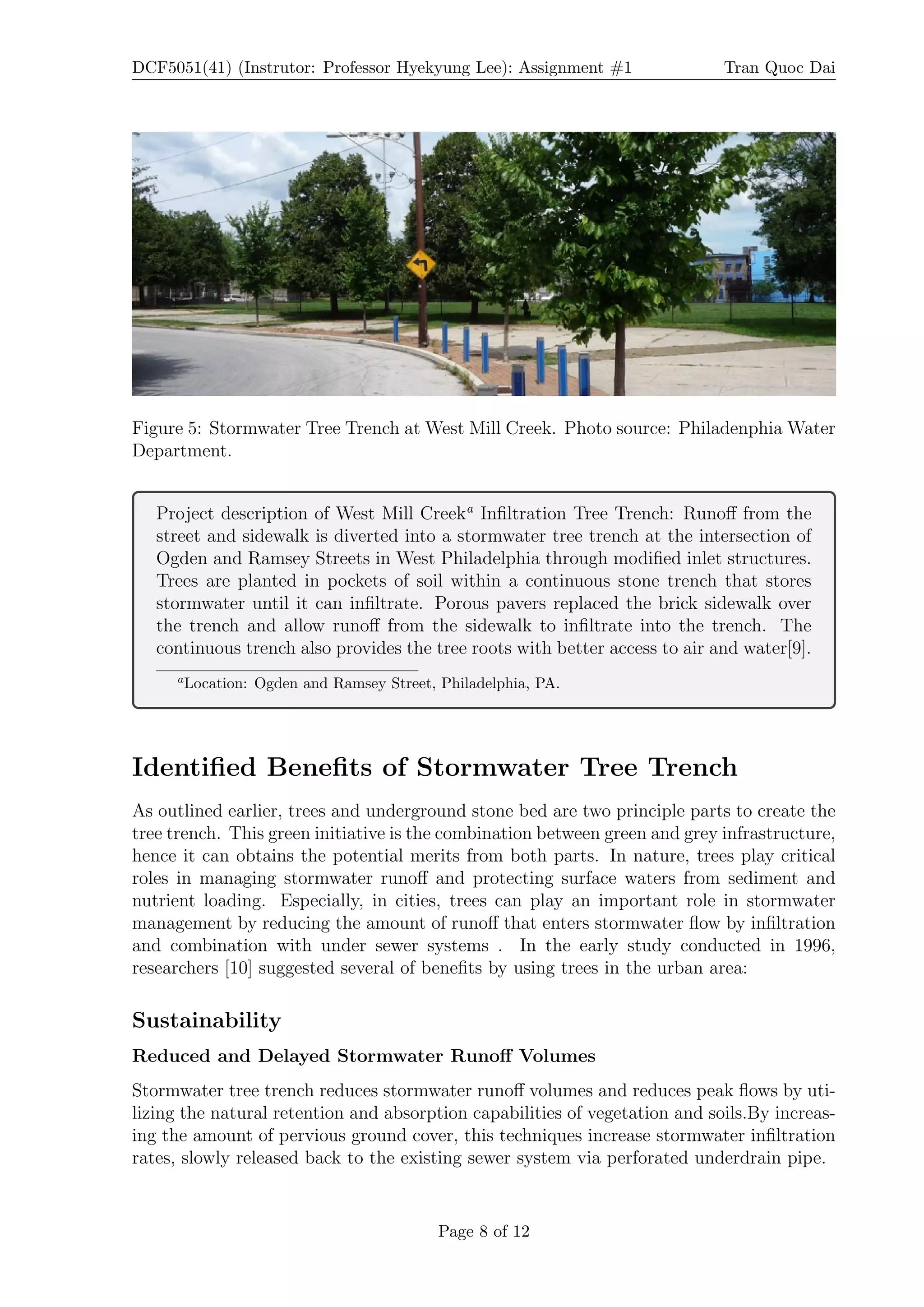 StormWater Tree Trench - How does it work? | PDF