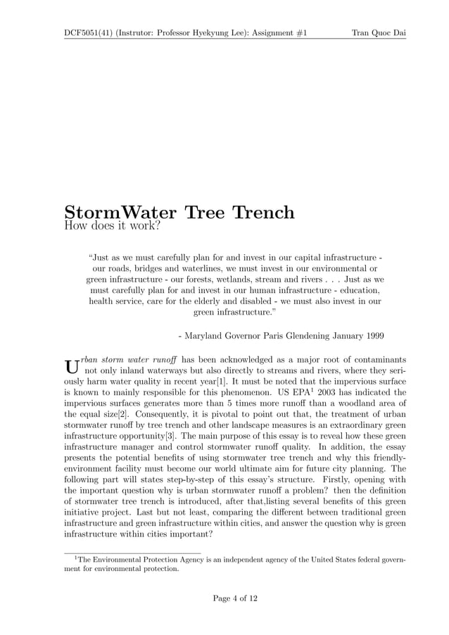 StormWater Tree Trench - How does it work? | PDF