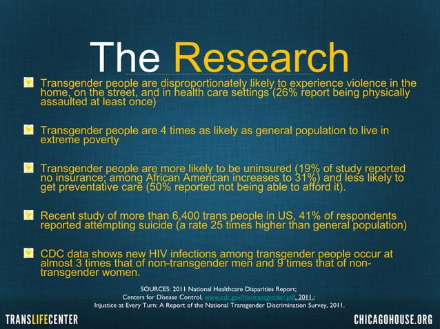 Trans 101, Know Your Chicago 2014; Transitioning: Challenging Our ...
