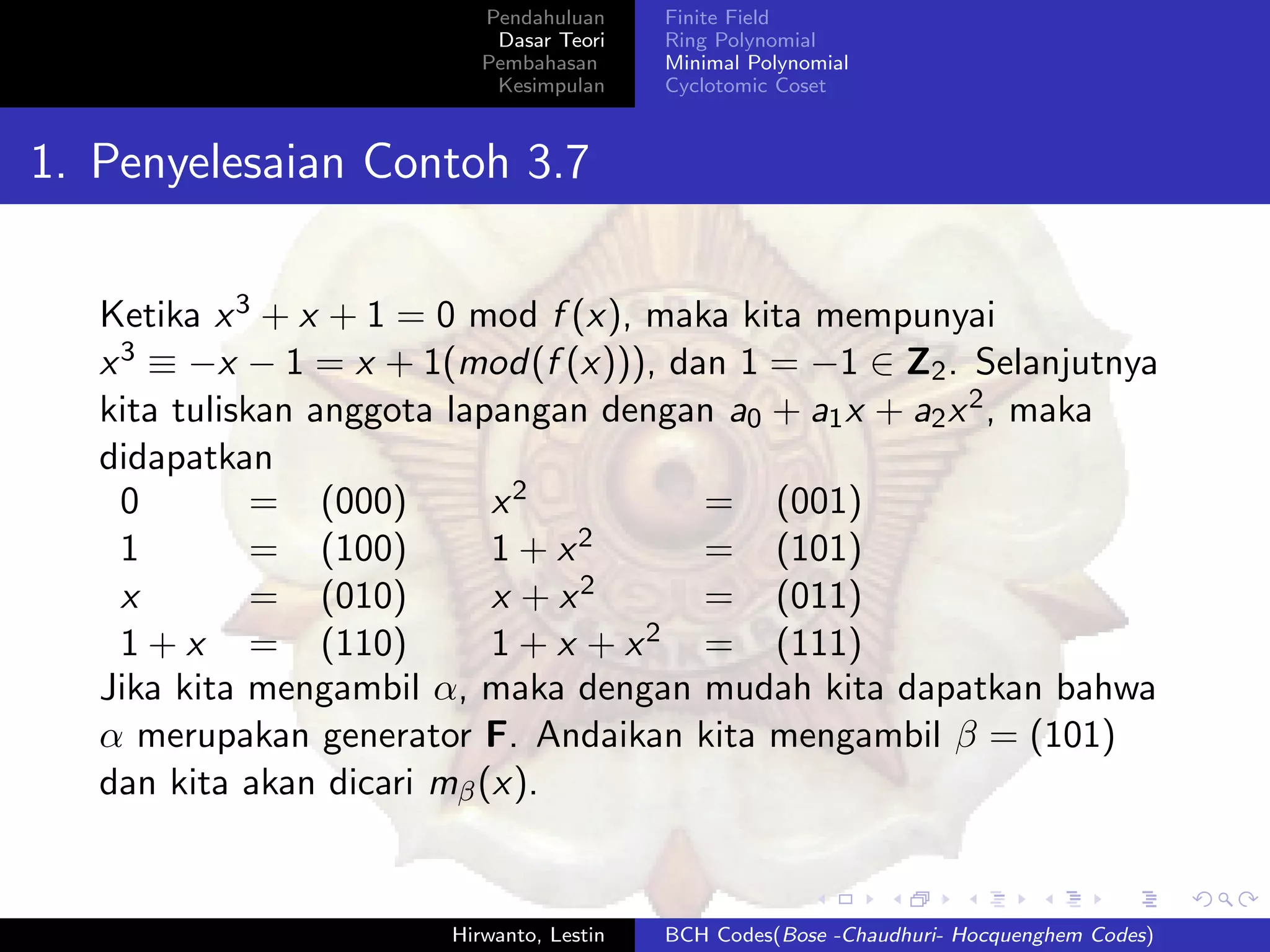 Transparansi Background with LaTeX beamer | PDF