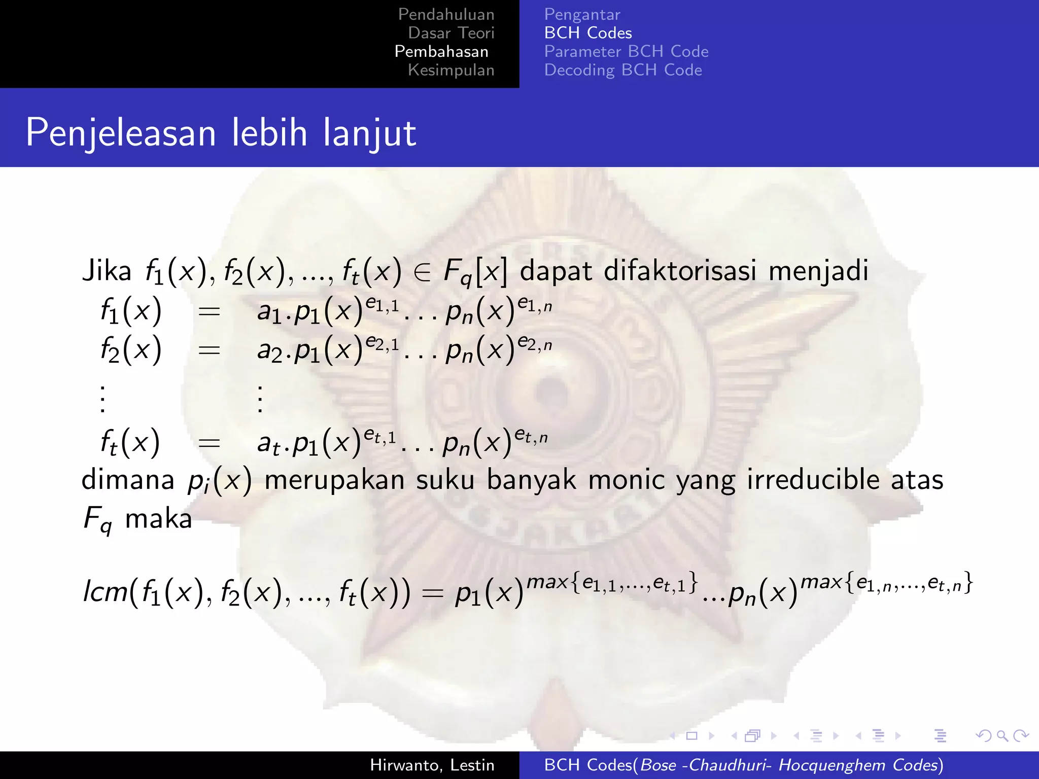 Transparansi Background with LaTeX beamer | PDF